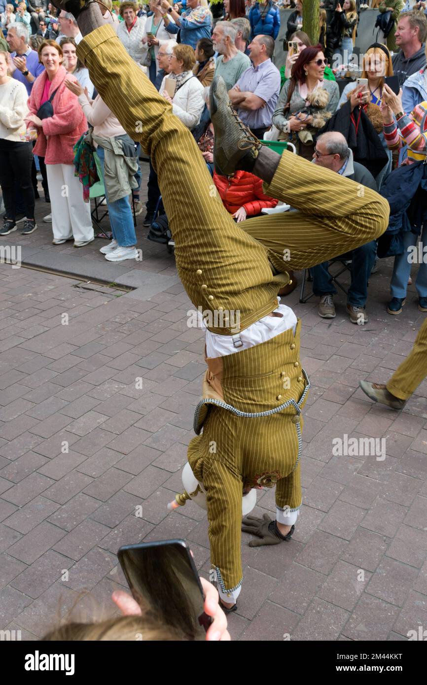 Genk. Limburg -Belgium 01-05-2022. A spectacle for the citizens. O ...