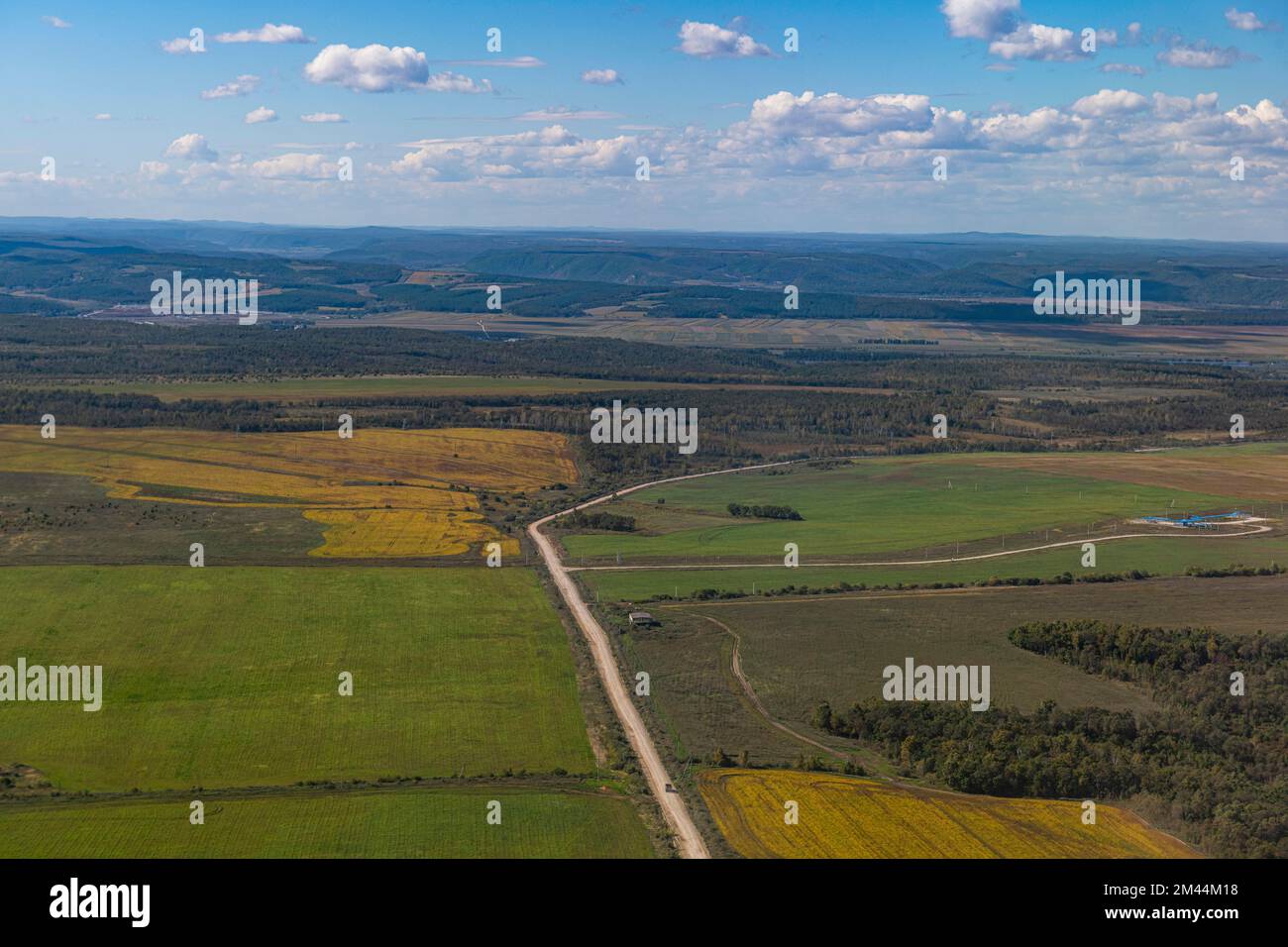 Aerial view of siberia hi-res stock photography and images - Alamy