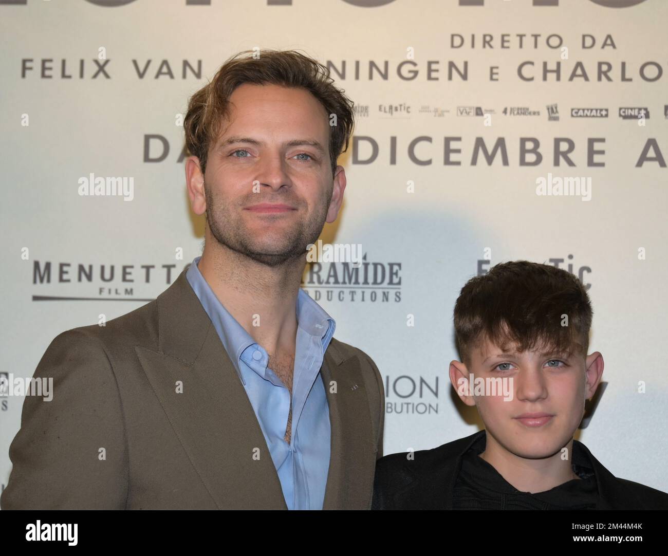 Milan, Italy. 18th Dec, 2022. Milano, Italy THE EIGHT MOUNTAINS film by ...