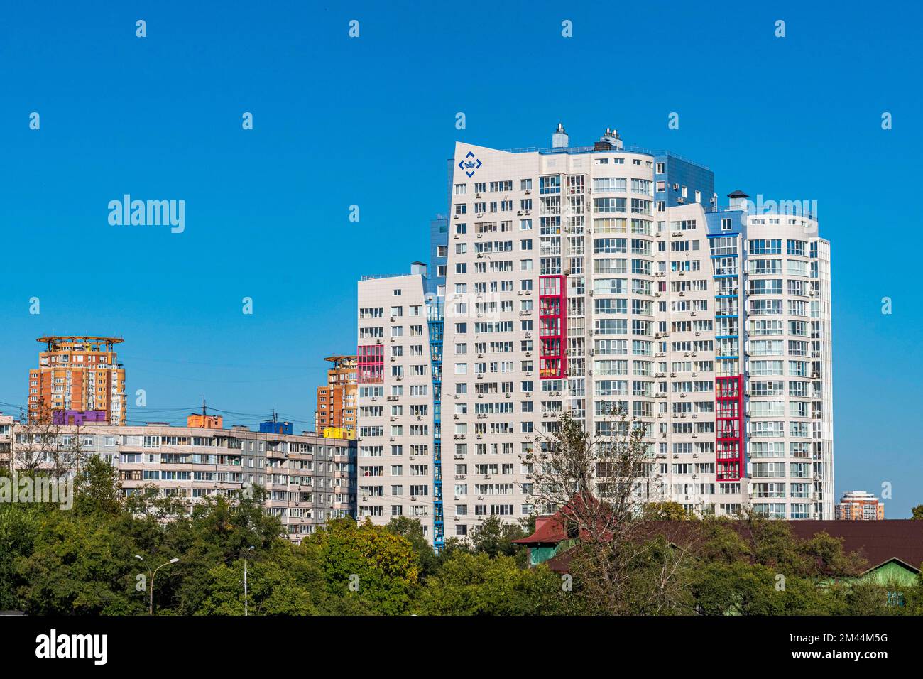 Skyscraper, Khabarovsk, Khabarovsk Krai, Russia Stock Photo - Alamy