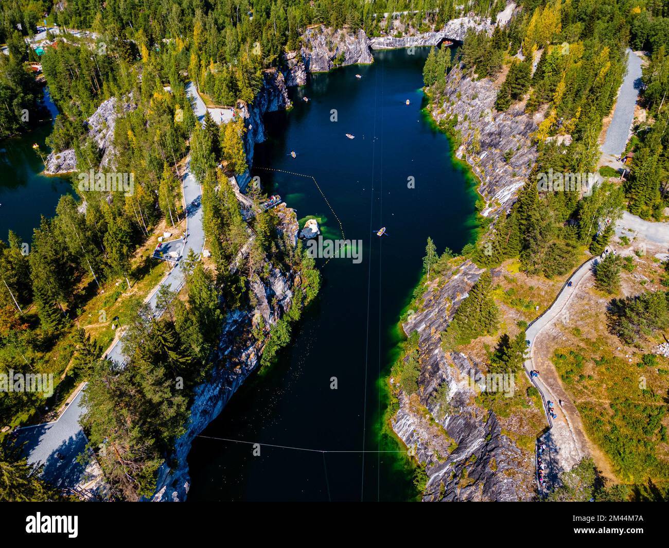 Ruskeala, marble canyon, Karelia, Russia Stock Photo - Alamy