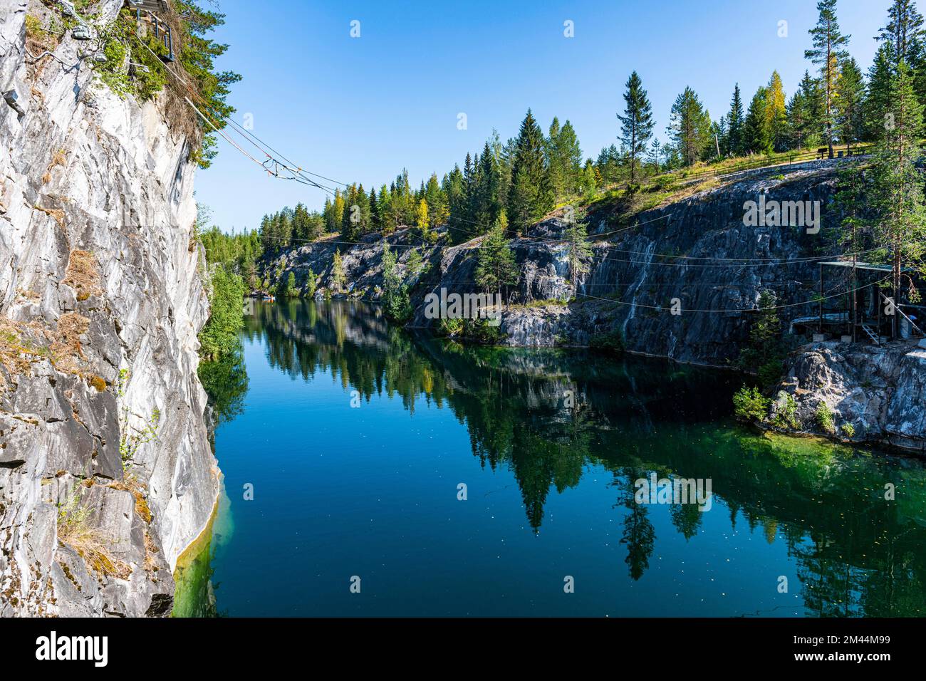 Ruskeala, marble canyon, Karelia, Russia Stock Photo - Alamy