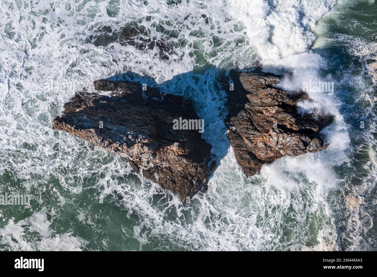 Aerial of a rocky outcrop, Cape giant, Sakhalin, Russia Stock Photo - Alamy