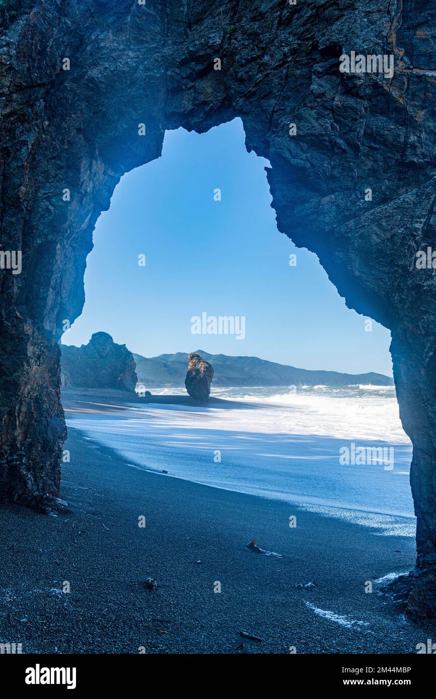 Rock arch, Cape giant, Sakhalin, Russia Stock Photo - Alamy