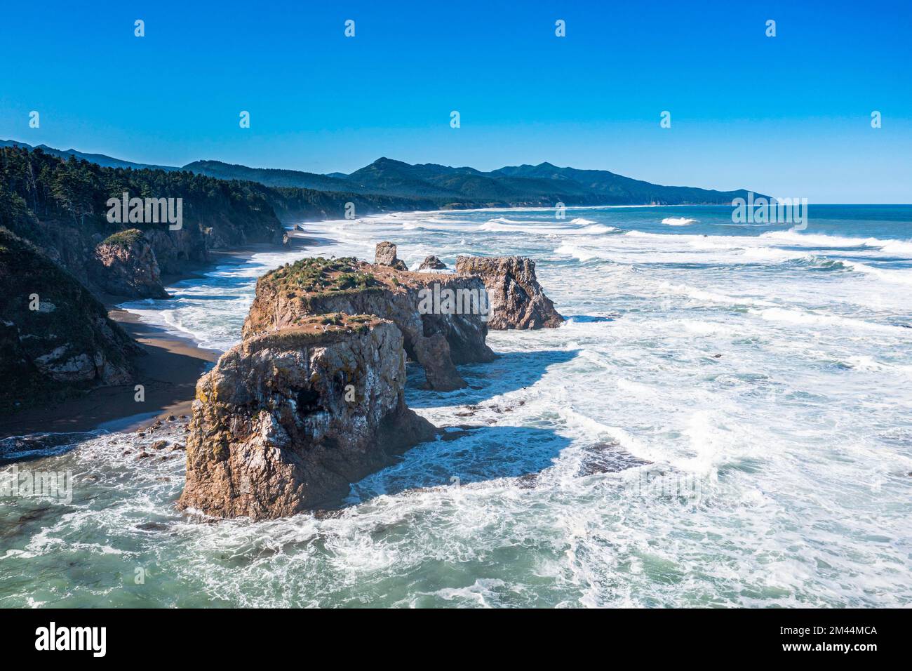 Aerial of the coastline of Cape giant, Sakhalin, Russia Stock Photo - Alamy
