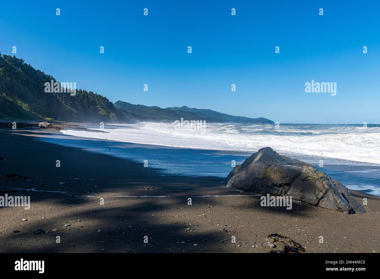 Volcanic beach, Cape giant, Sakhalin, Russia Stock Photo - Alamy