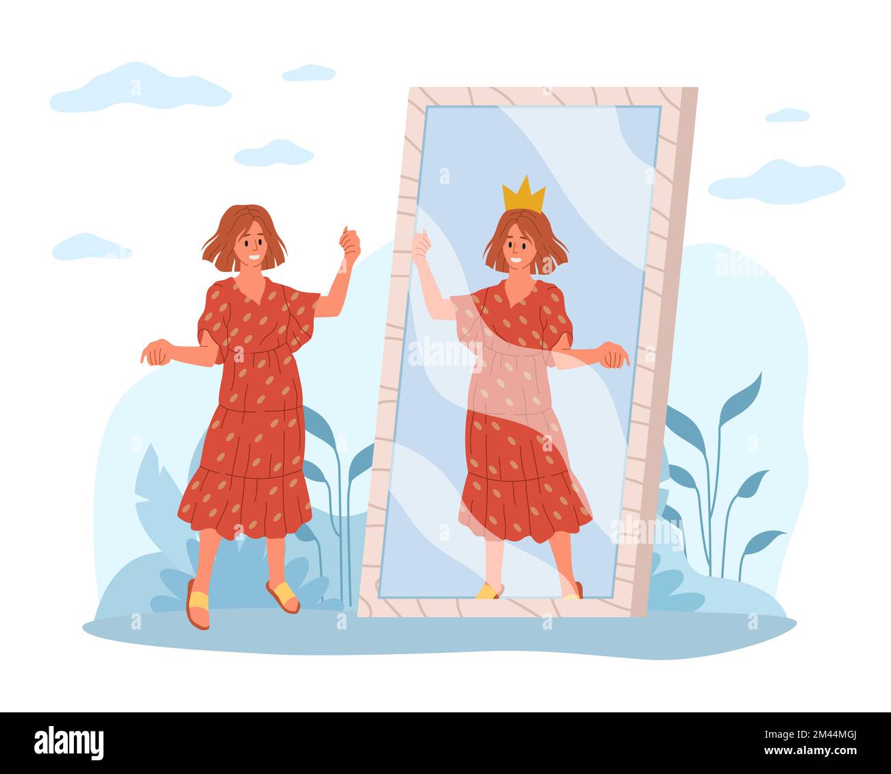 Human behavior in self love, narcissism and confidence, egocentric ...