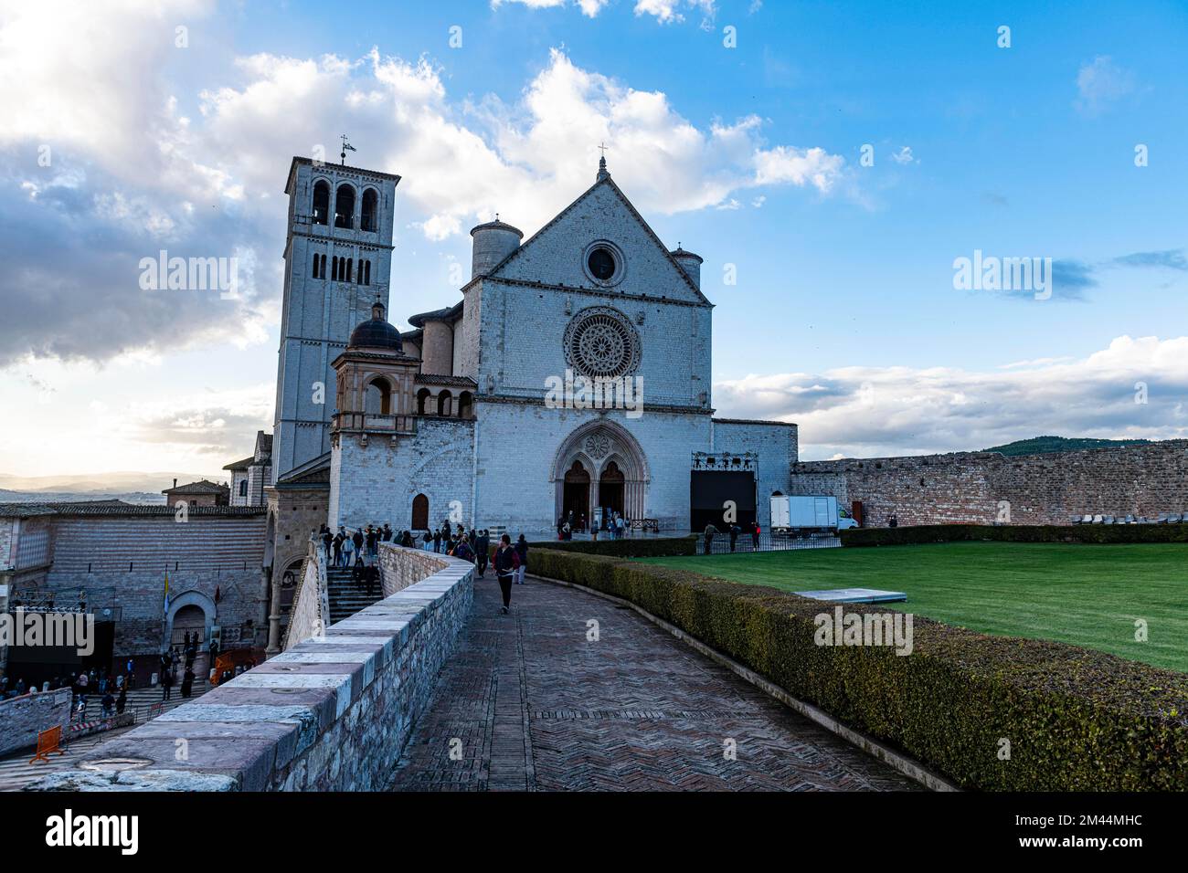 Basilica of Saint Francis of Assisi, Unesco world heritage site Assisi ...