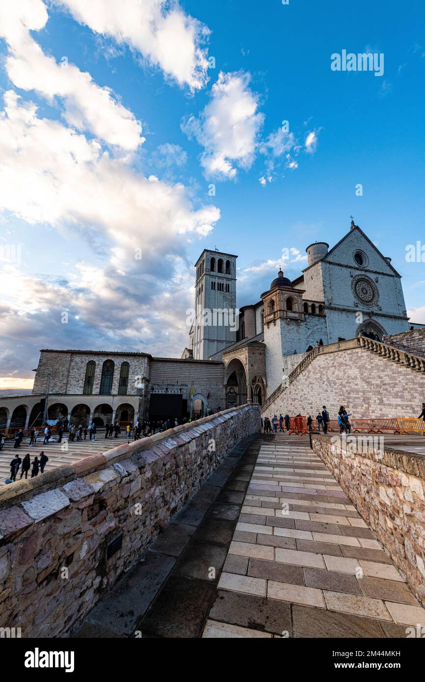 Basilica of Saint Francis of Assisi, Unesco world heritage site Assisi ...