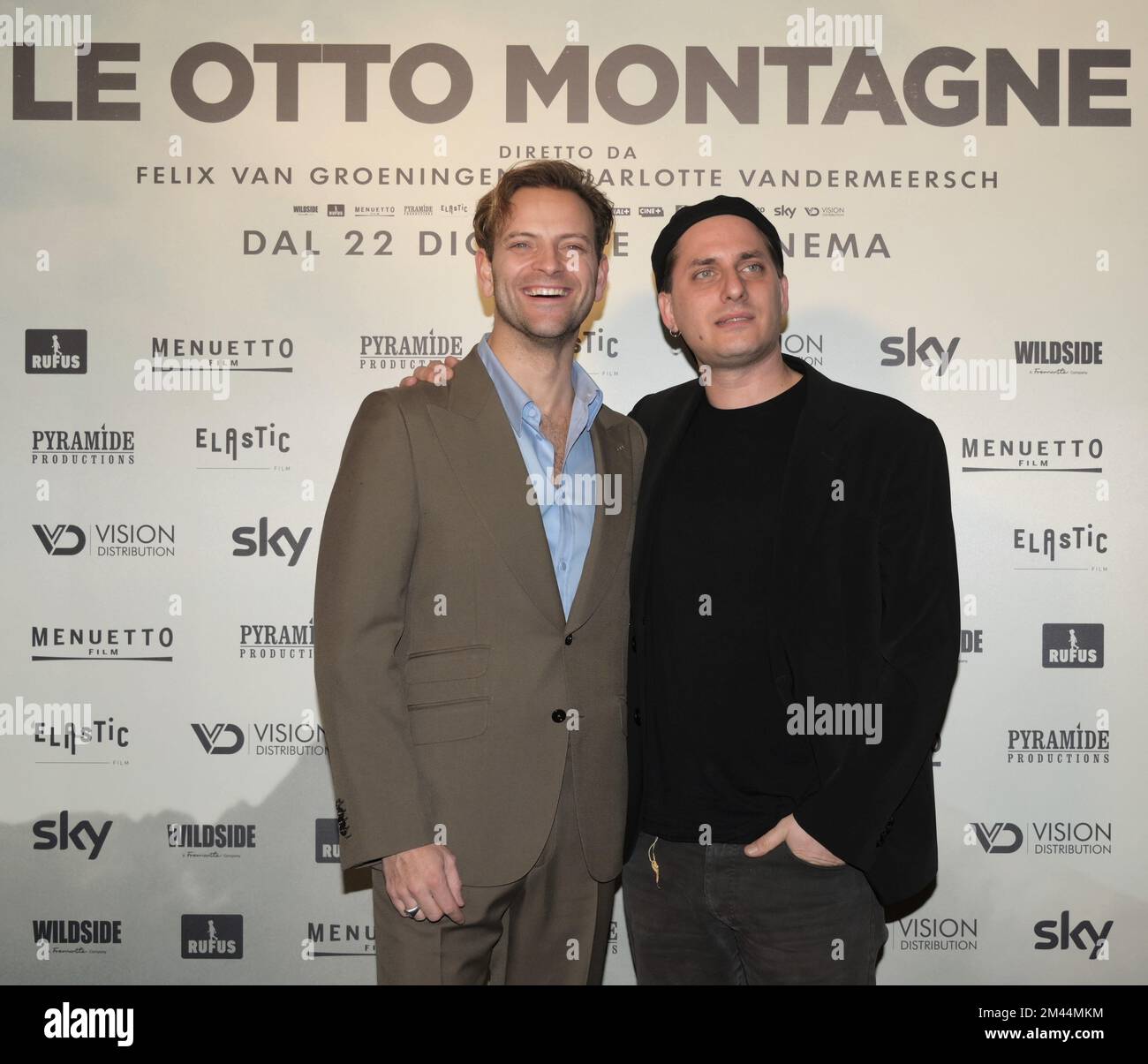 Milan, Italy. 18th Dec, 2022. Milan, Italy THE EIGHT MOUNTAINS film by ...