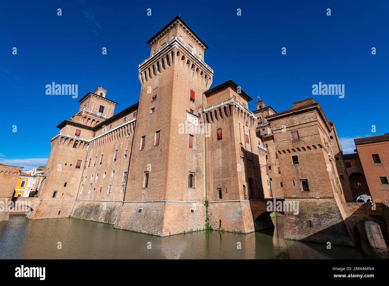Este castle, Unesco world heritage site Ferrara, Italy Stock Photo - Alamy