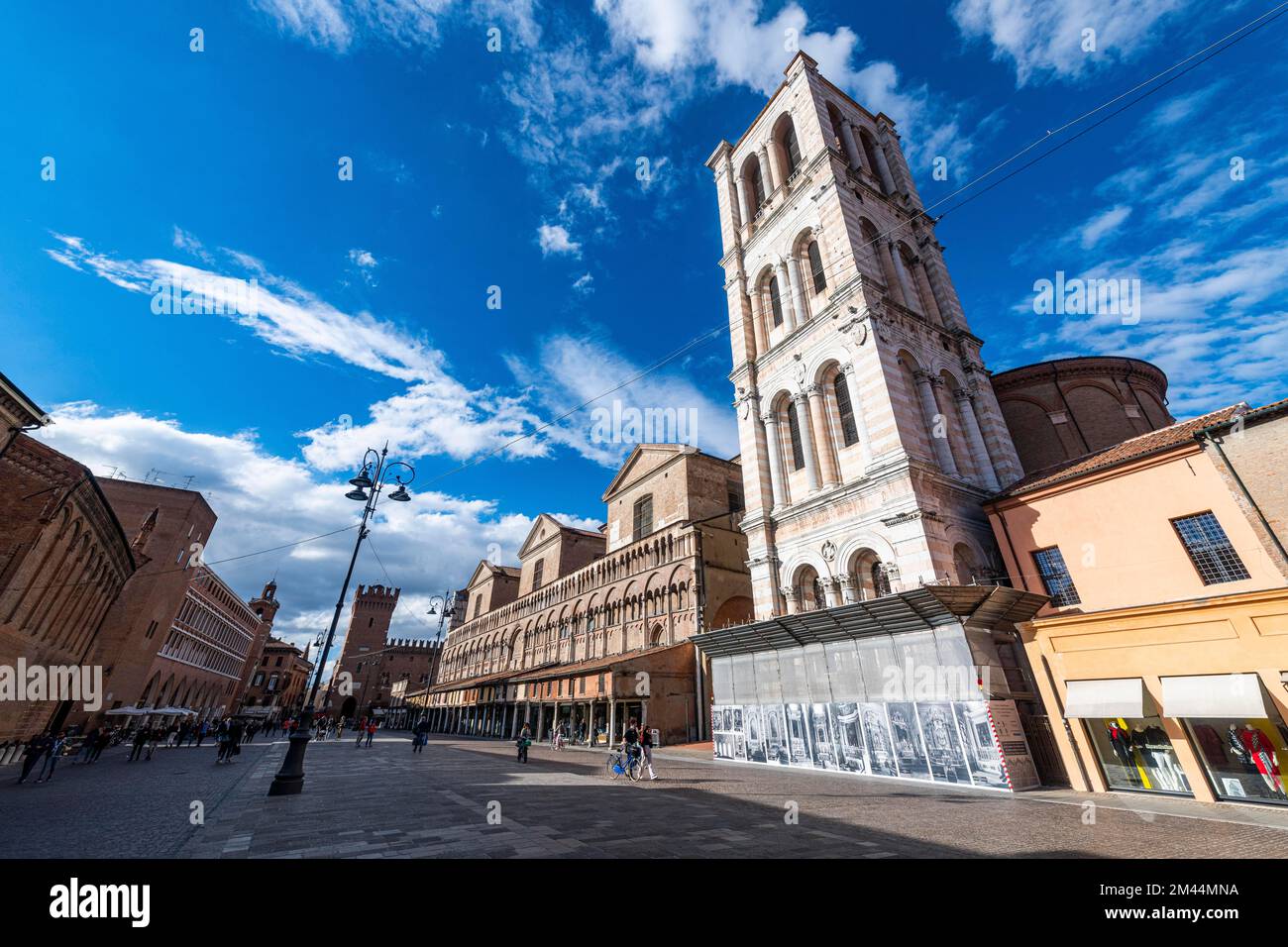 Gothic cathedral, Unesco world heritage site Ferrara, Italy Stock Photo ...