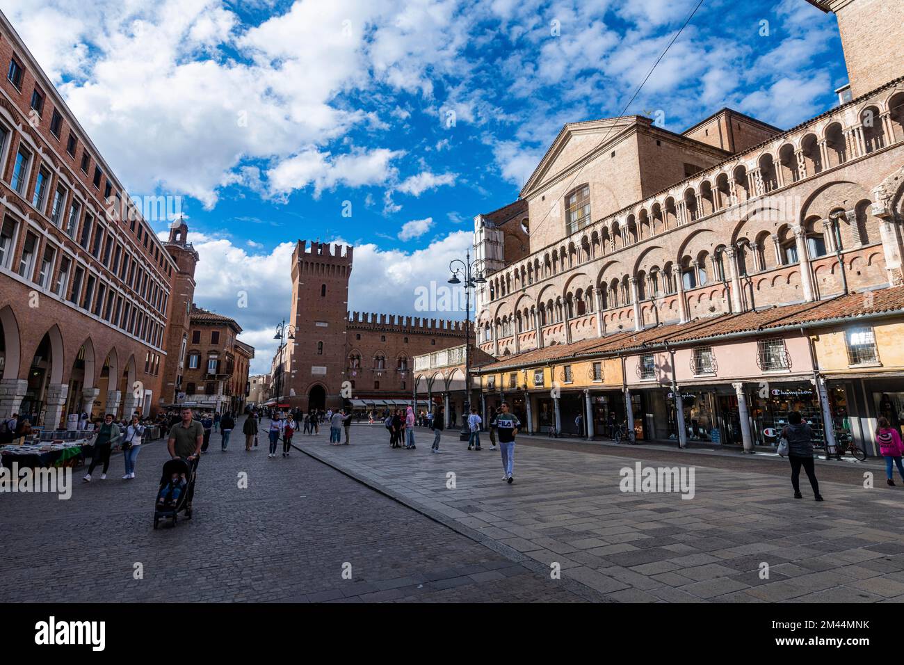 Gothic cathedral, Unesco world heritage site Ferrara, Italy Stock Photo ...