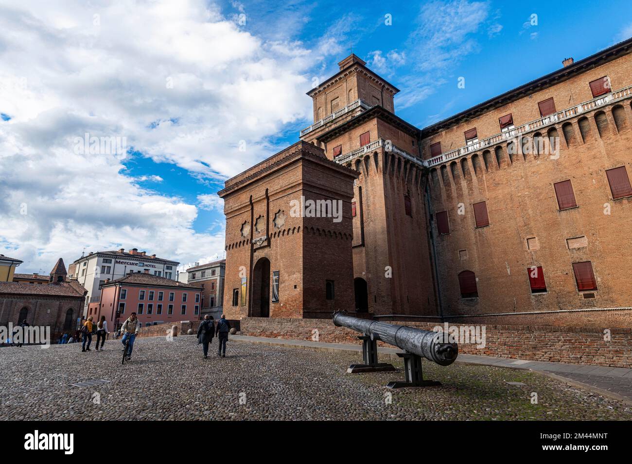 Este castle, Unesco world heritage site Ferrara, Italy Stock Photo - Alamy