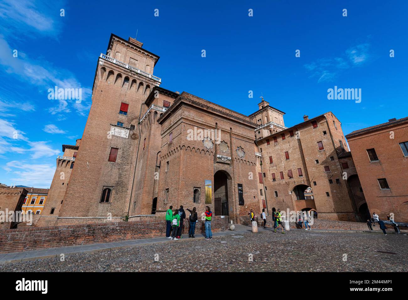 Este castle, Unesco world heritage site Ferrara, Italy Stock Photo - Alamy