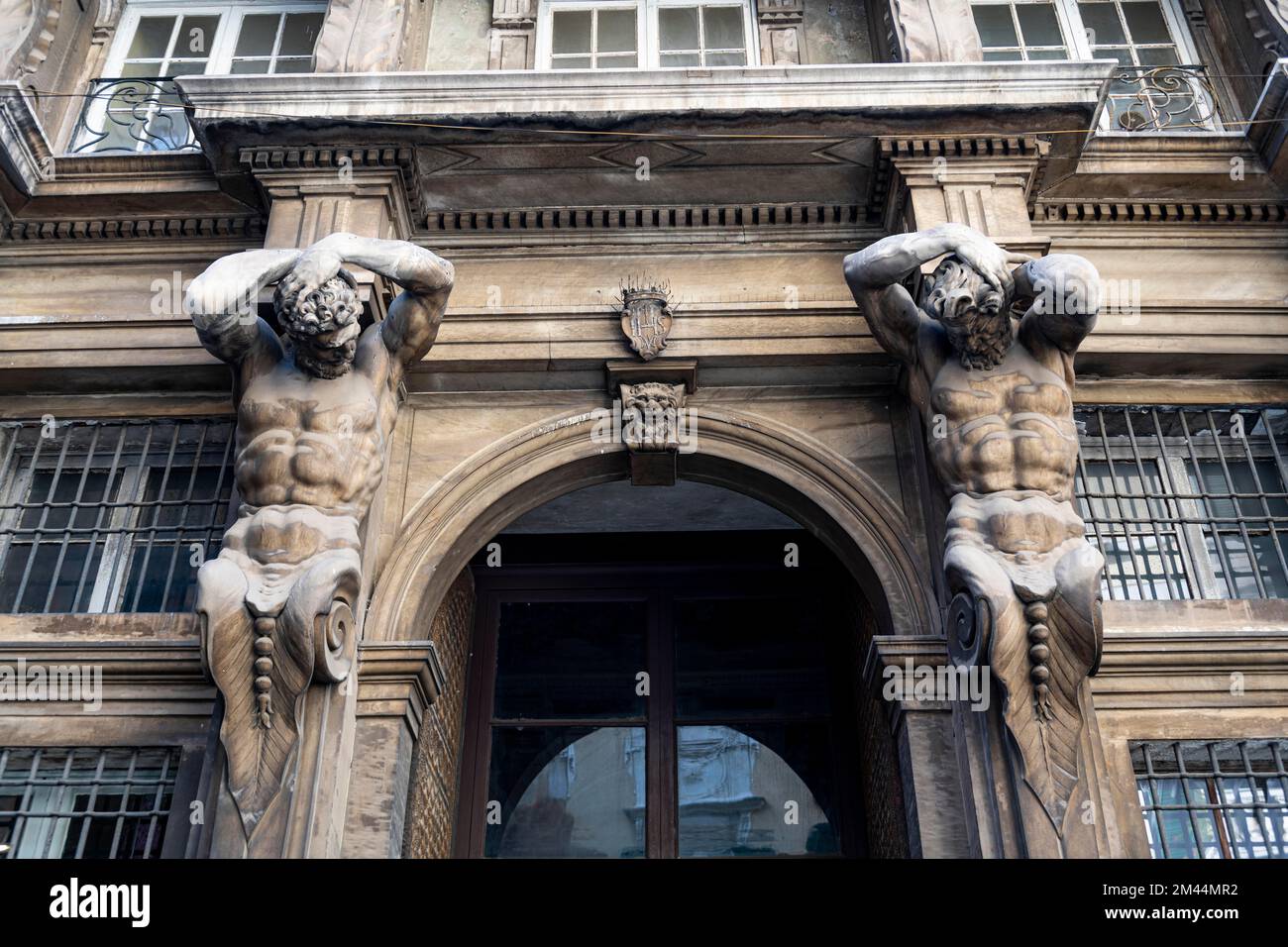 Palacial building, Unesco world heritage site Genoa, Italy Stock Photo ...