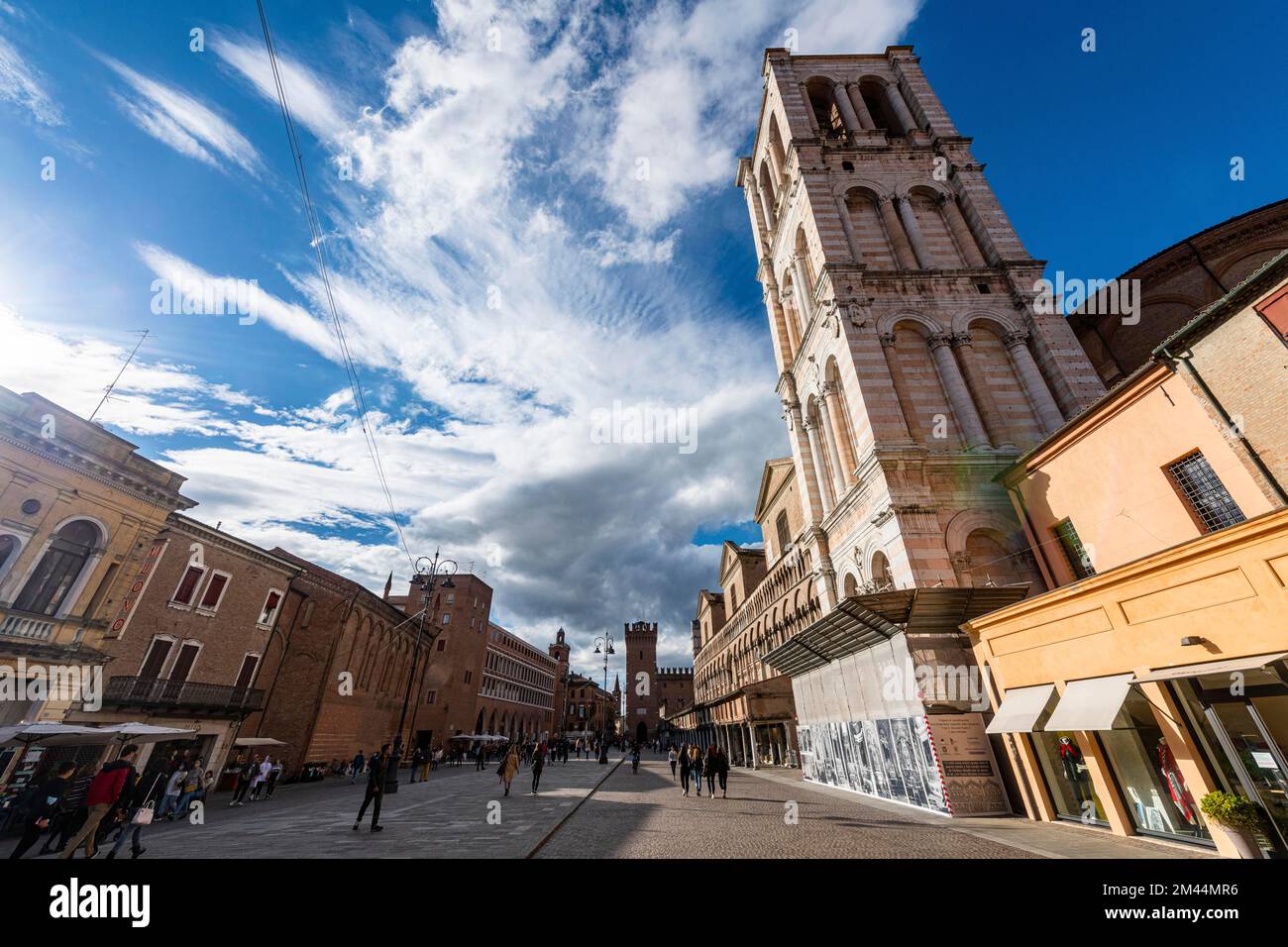 Gothic cathedral, Unesco world heritage site Ferrara, Italy Stock Photo ...