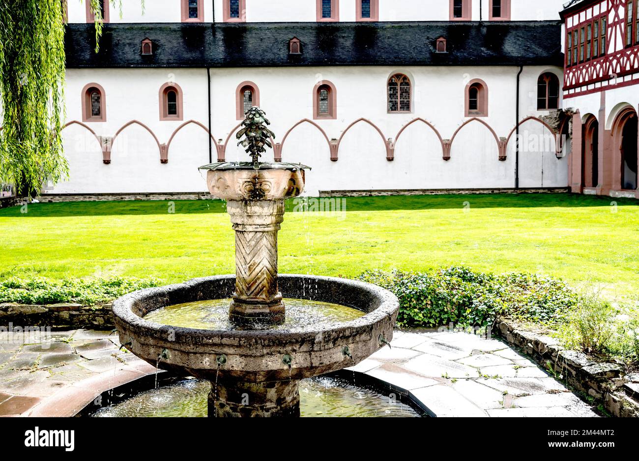 Kloster Eberbach (Hessen, Deutschland); Eberbach Abbey (Germany Stock ...
