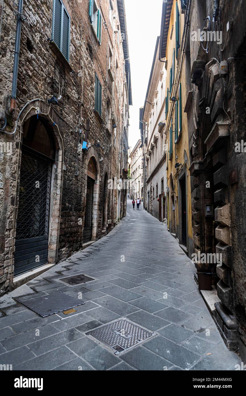 Historic center of Perugia, Italy Stock Photo - Alamy