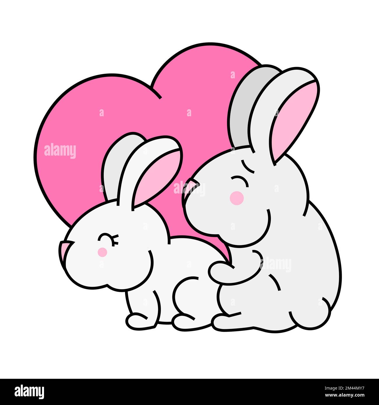 Rabbits Mating Stock Vector Images Alamy