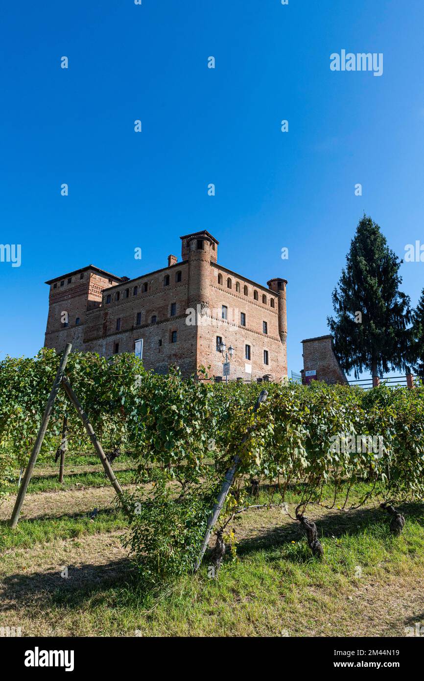 Castle of Grinzane Cavour, Unesco world heritage site Piedmont, Italy ...