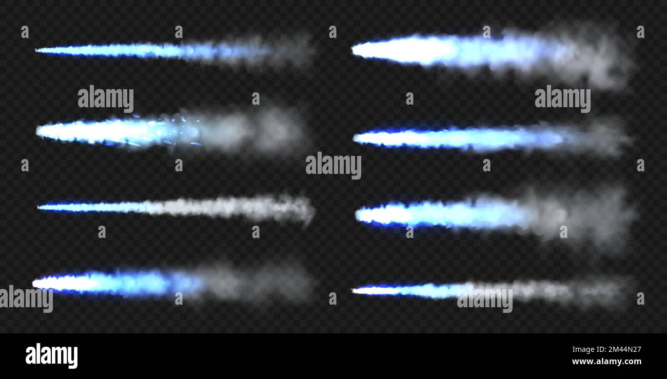 Blue sky with trails Stock Vector Images - Alamy