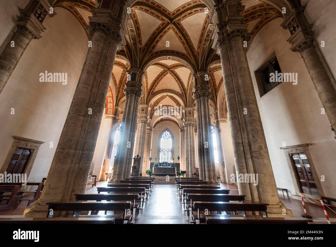 Pineza cathedral, Unesco world heritage site Historic village of Pienza Italy Stock Photo - Alamy