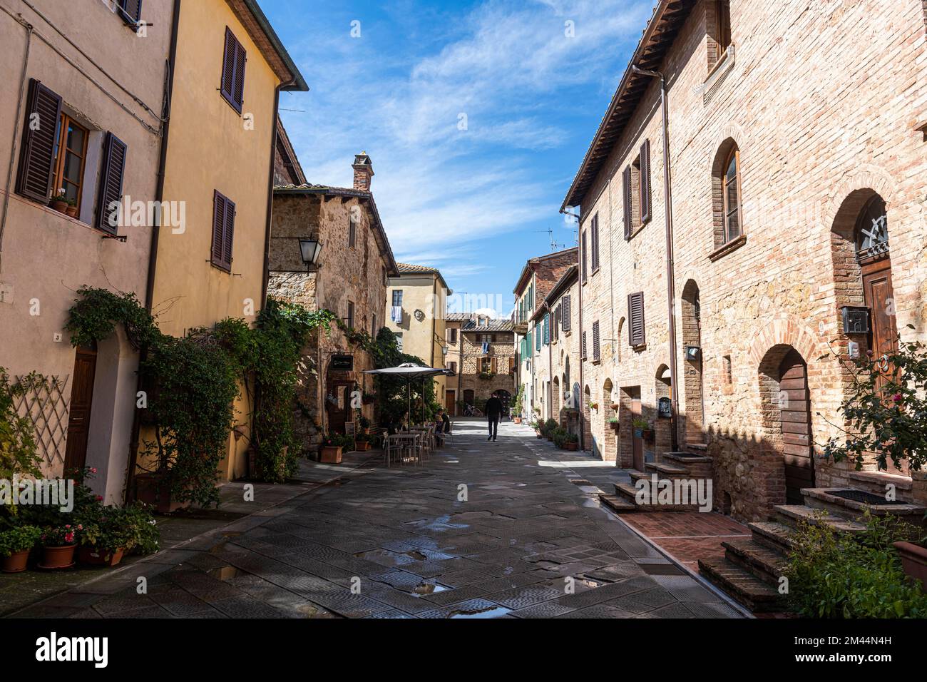 Unesco world heritage site Historic village of Pienza Italy Stock Photo ...