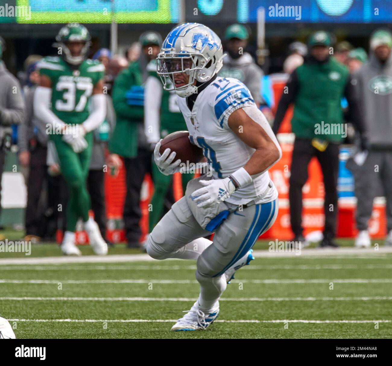 East Rutherford, NJ. 18/12/2022, Detroit Lions wide receiver Amon-Ra St ...