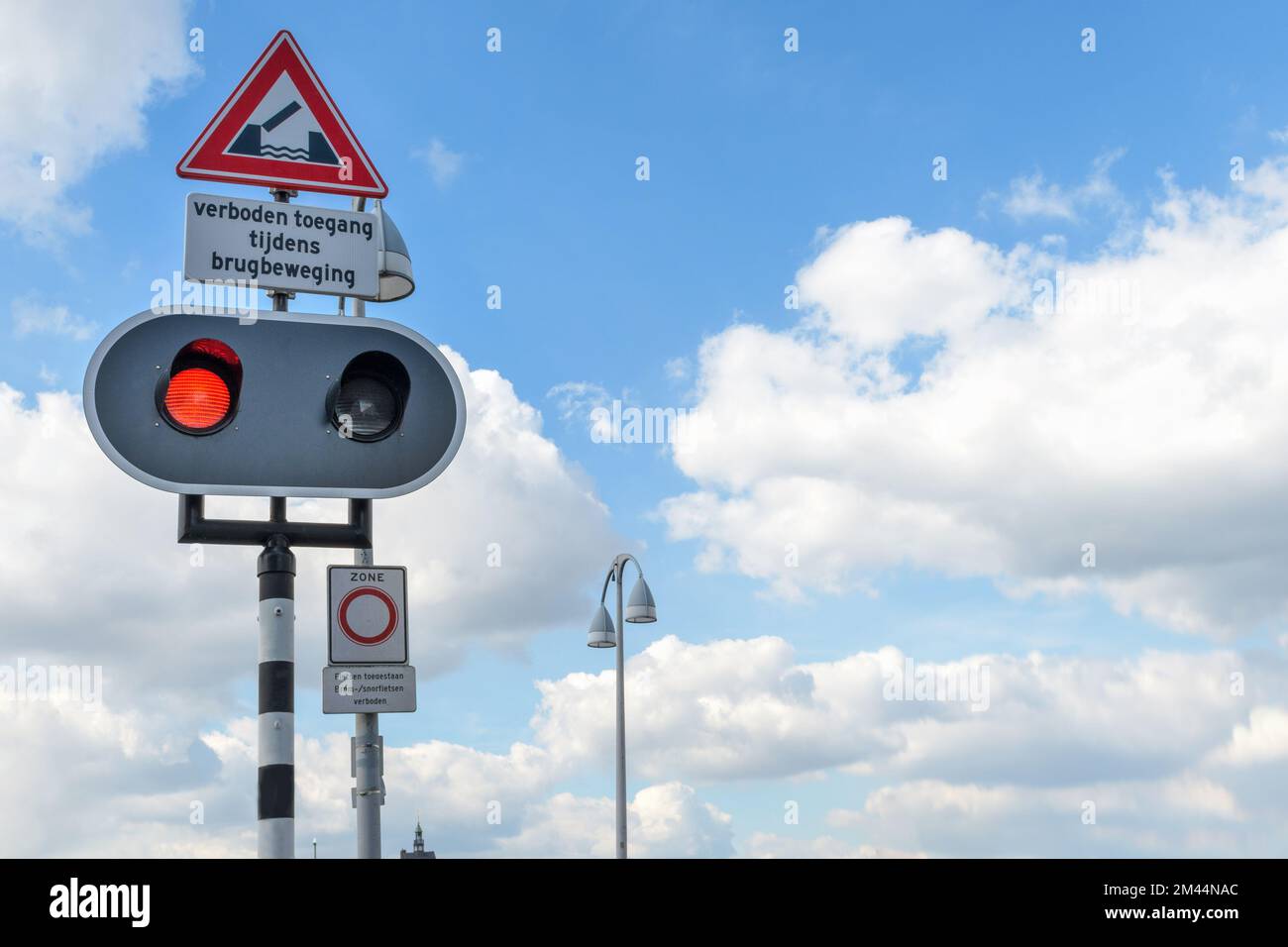 Maastricht. Limburg - Netherlands 10-04-2022. Road sign and semaphore ...
