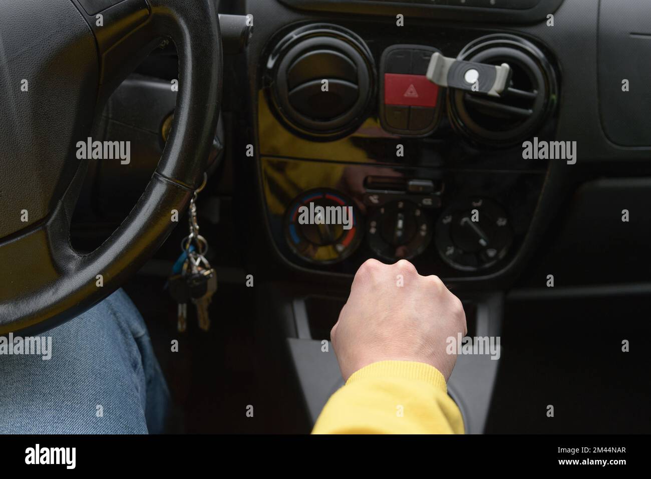 Womans hand switches speed hi-res stock photography and images - Alamy