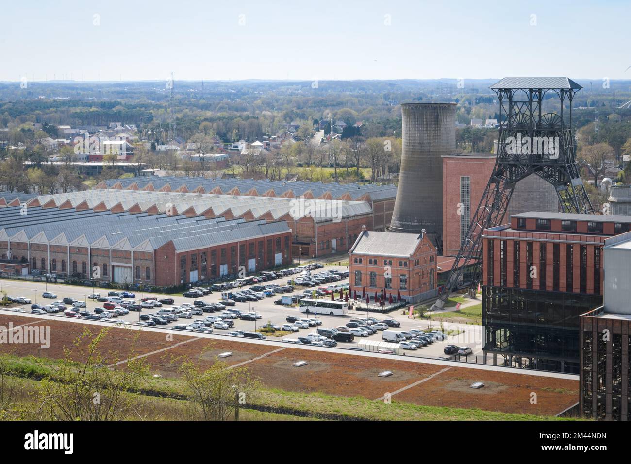 Beringen. Limburg - Belgium 11-04-2022. The area of former mines in ...