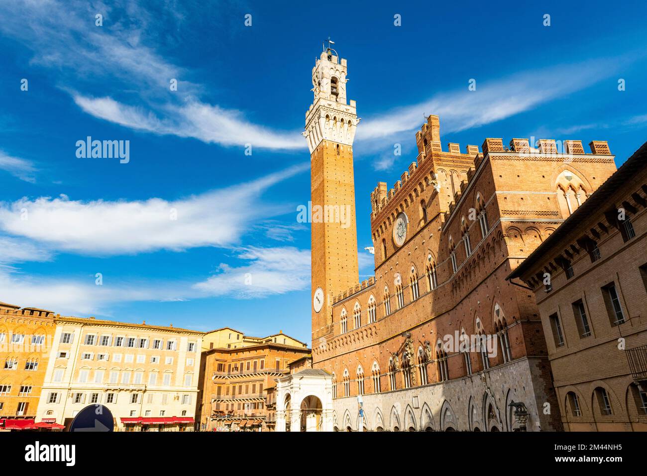 Piazza del Campo, main square in the Unesco world heritage site Siena ...