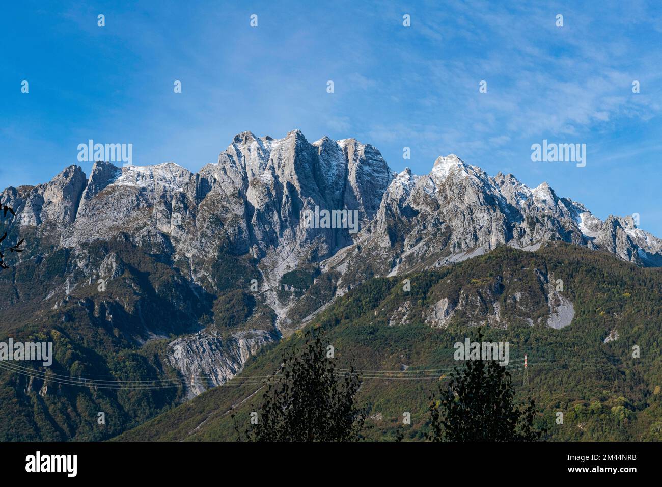 Overlook over the mountains, Unesco world heritage site Rock Engravings ...