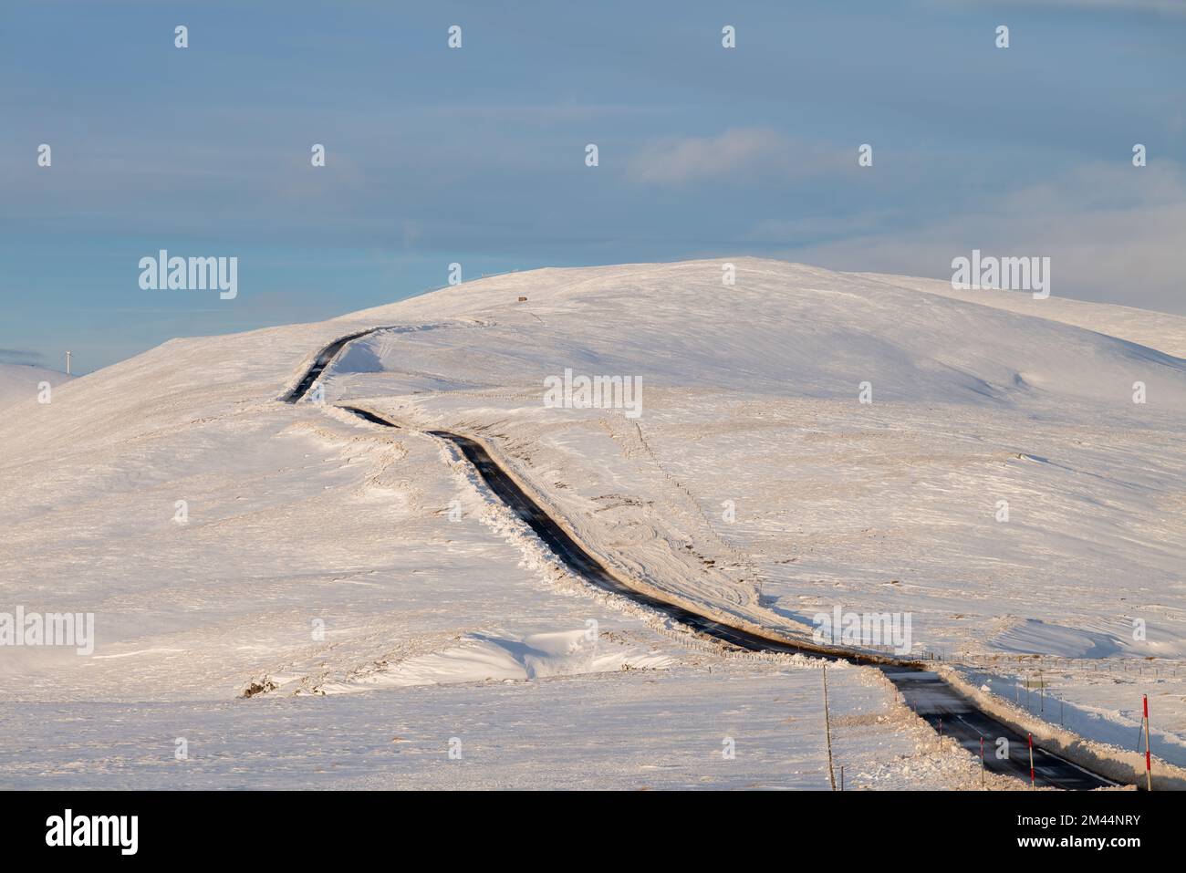 17 December 2022. Tomintoul,Moray,Scotland. This is Cock Bridge to ...