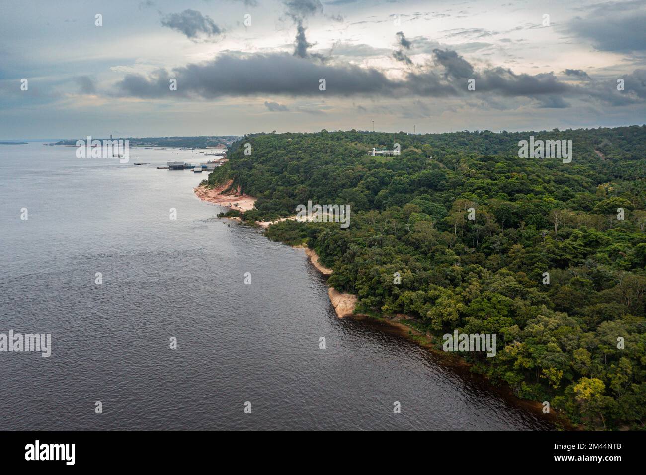 Shore of the Amazon river, Manaus, Amazonas state, Brazil Stock Photo ...