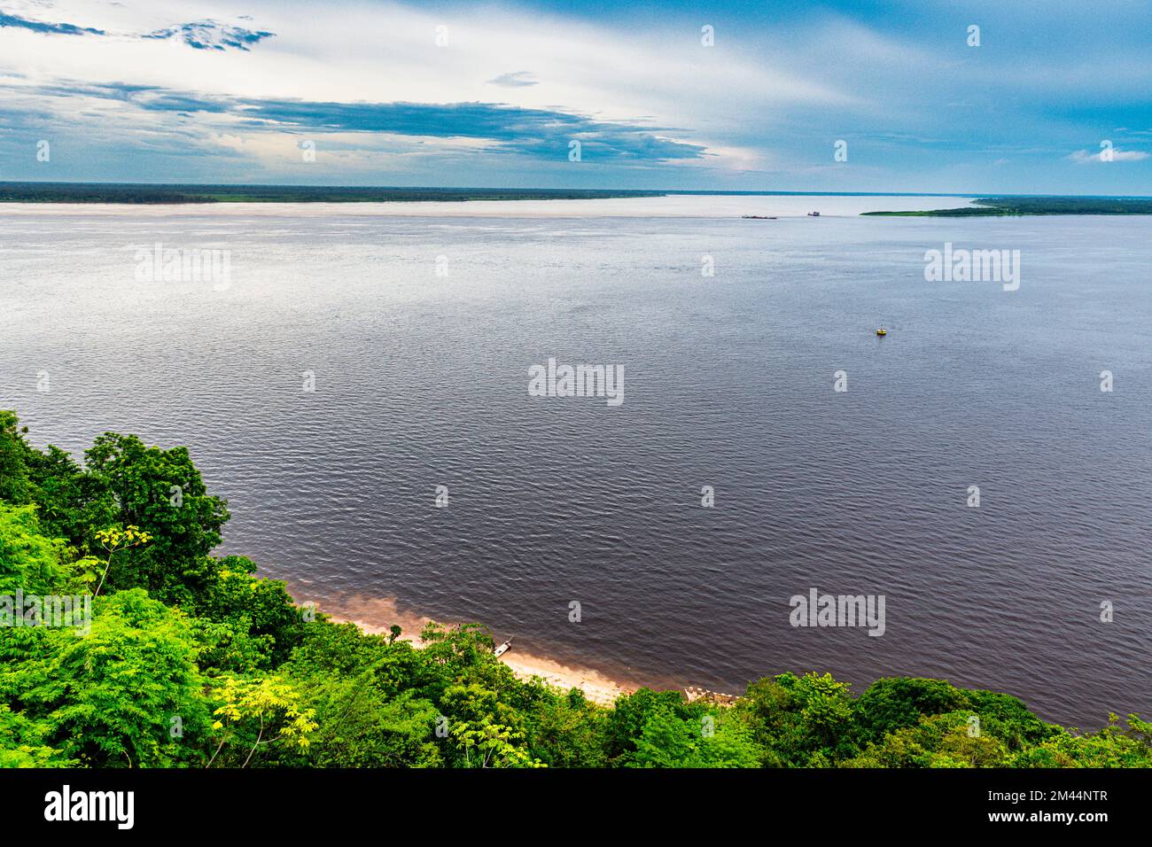 Overlook over the amazon river. Manaus, Amazonas state, Brazil Stock ...