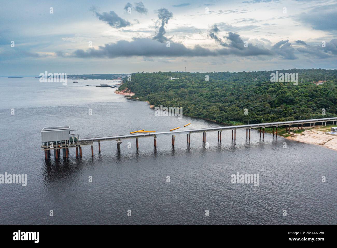 Shore of the Amazon river, Manaus, Amazonas state, Brazil Stock Photo ...