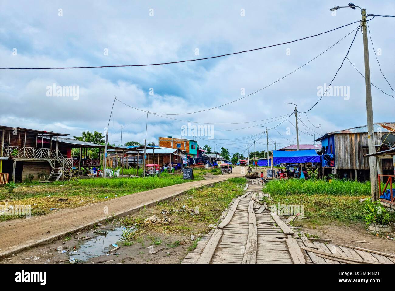 Little village of Santa Rosa, Peru Stock Photo - Alamy