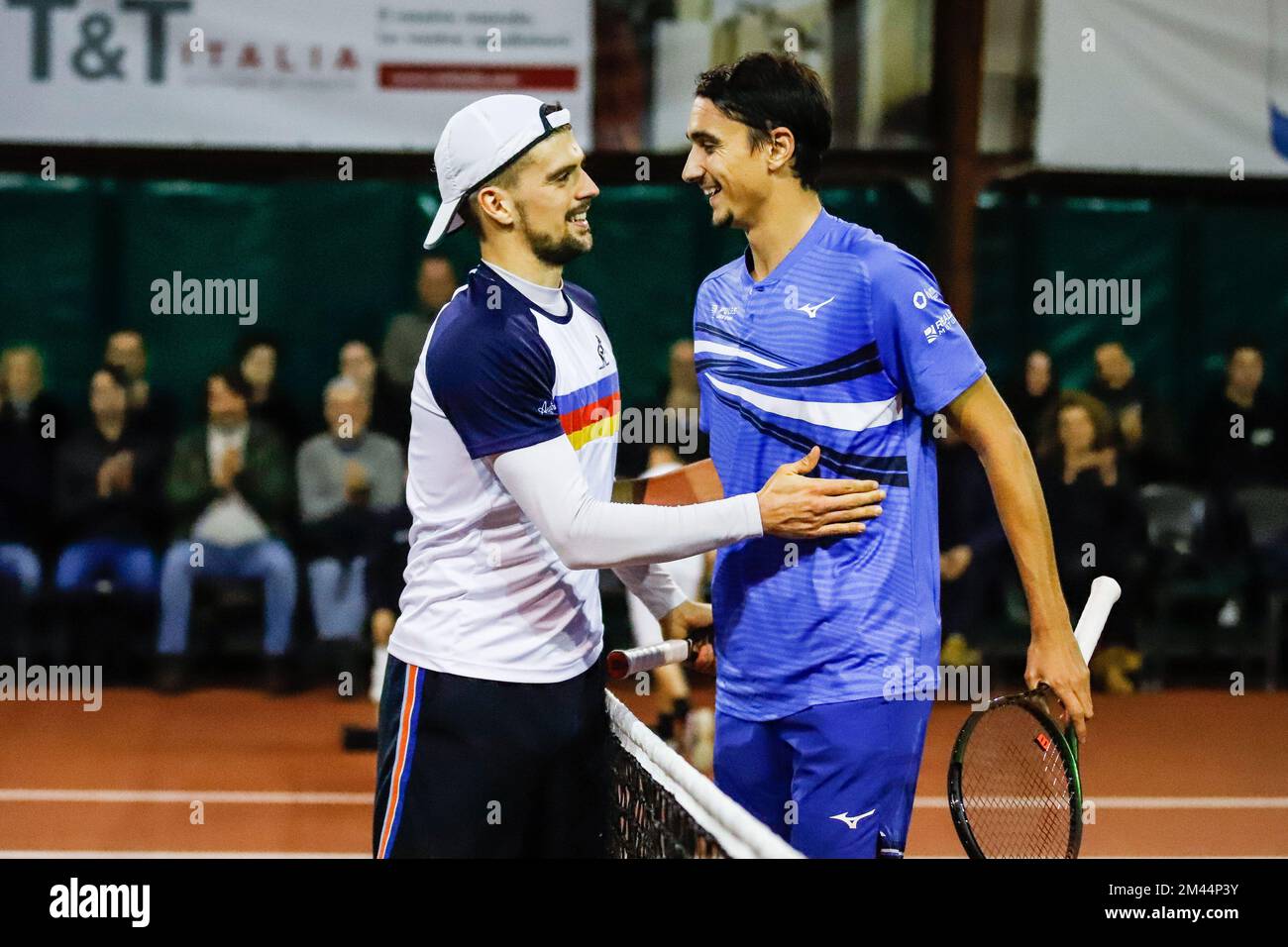 Iseo (BS), Italy, December 18 2022 Lorenzo Sonego e Gabriele Bosio ...