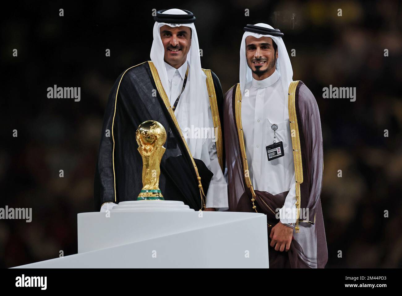 Doha, Qatar. 18th Dec, 2022. Emir of Qatar Sheikh Tamim bin Hamad Al ...