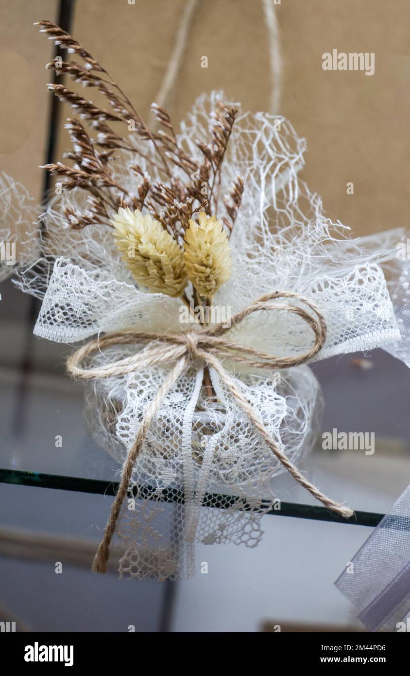 Beautiful colorful natural flowers in dry form Stock Photo - Alamy