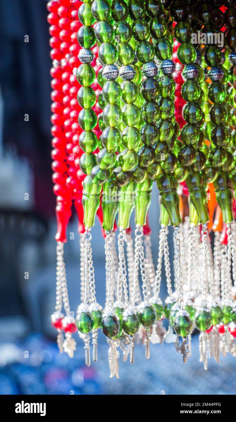 Colorful beads of various color Stock Photo - Alamy