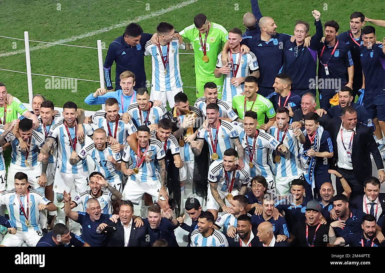 Lusail Stadium, Qatar. 18/12/2022, Football World CUP QATAR 2022: FINALS: Argentina Vs France at ...