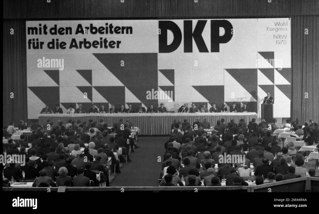 Conferences of the newly founded communist party (DKP) in the years ...