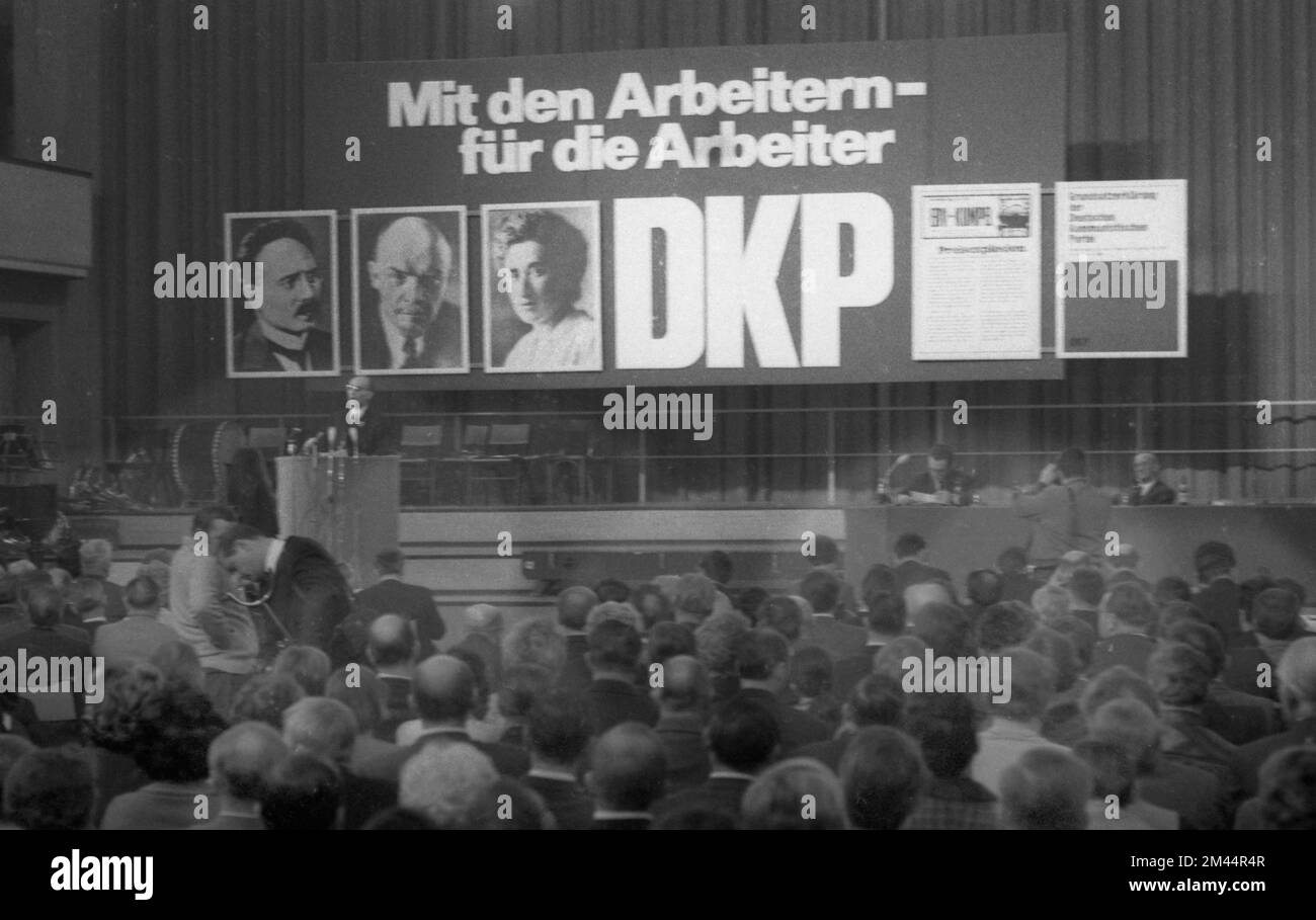 Conferences of the newly founded communist party (DKP) in the years ...
