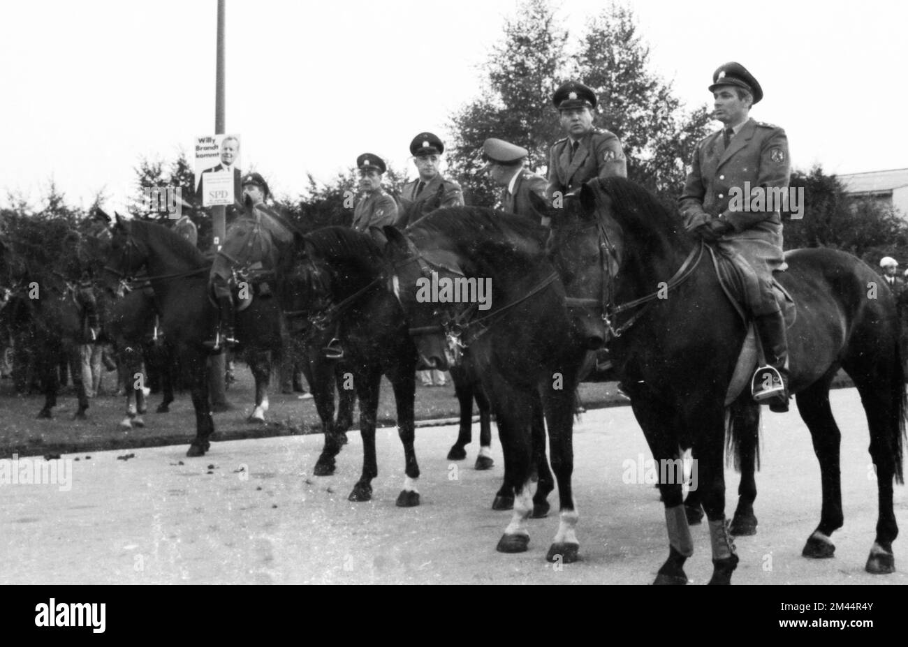 The election campaign of the right-wing radical and neo-Nazi NPD, here ...