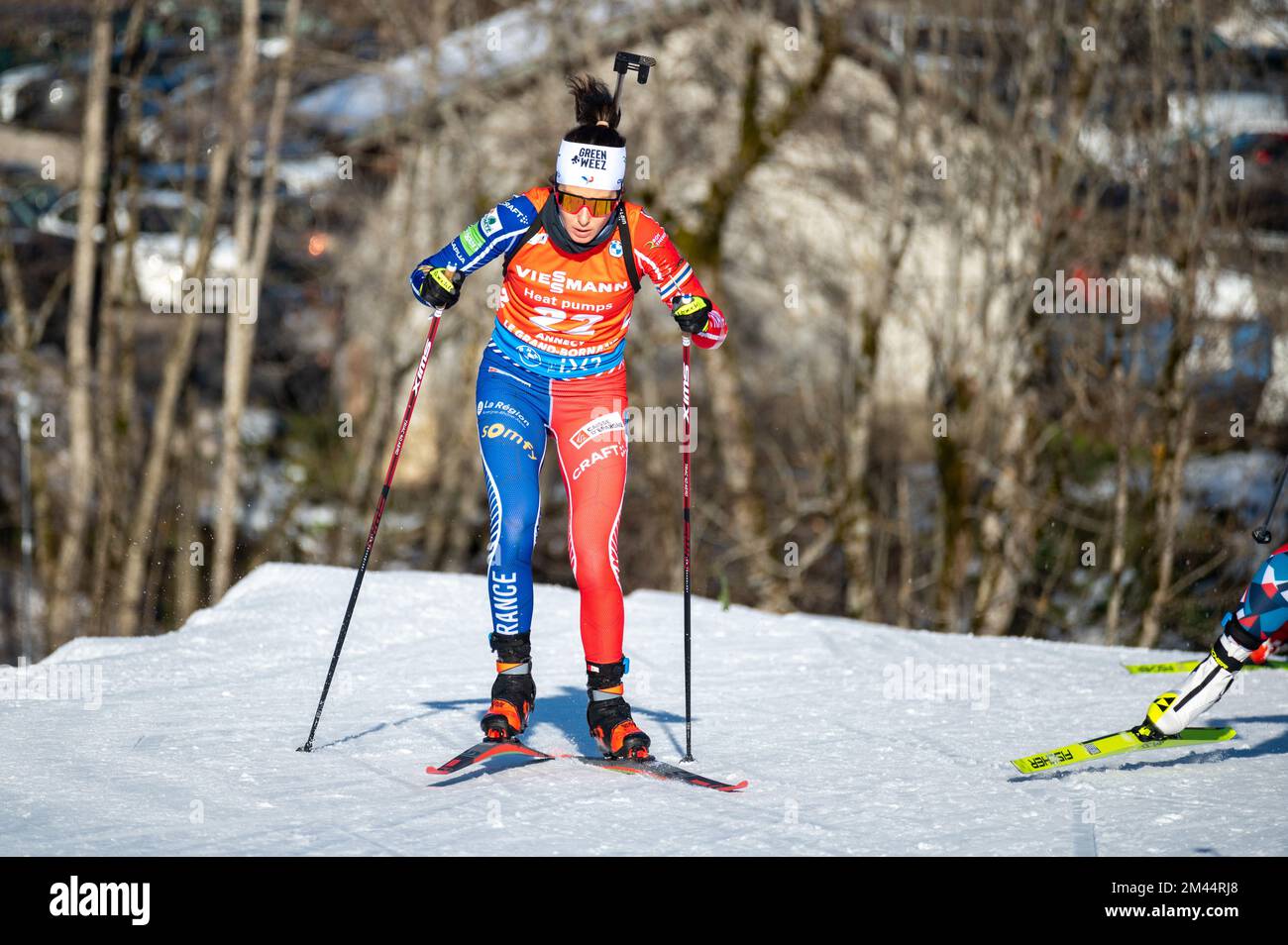 Le Grand-Bornand, France - December 18, 2022, CHEVALIER Chloe during ...