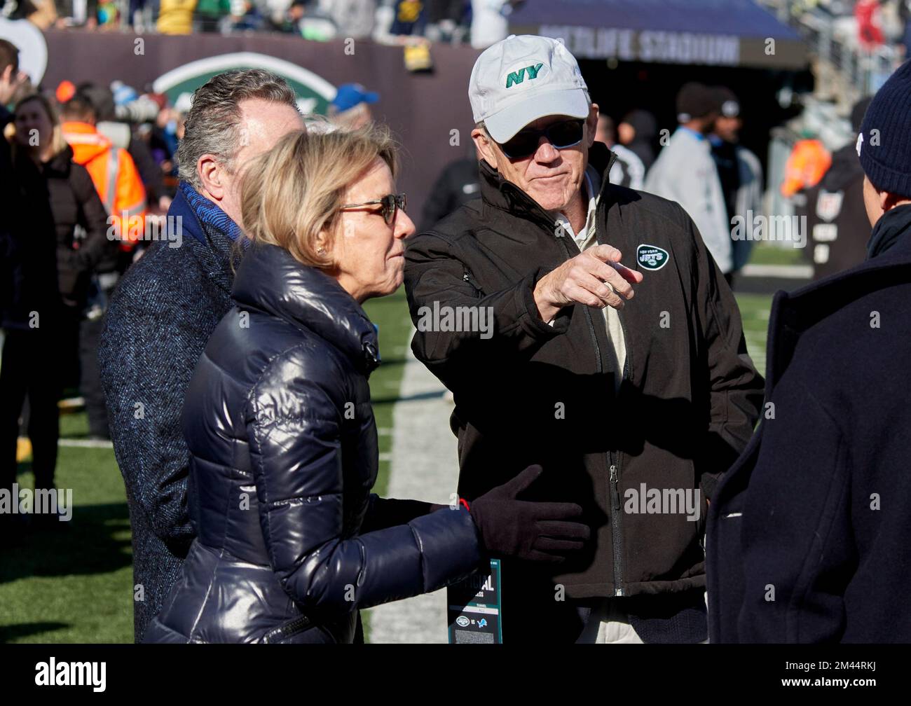 East Rutherford, NJ. 18/12/2022, Detroit Lions owner Sheila Ford Hamp ...