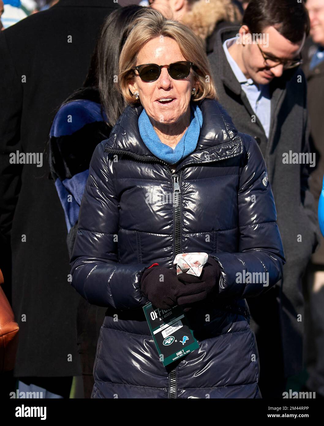 East Rutherford, NJ. 18/12/2022, Detroit Lions owner Sheila Ford Hamp ...